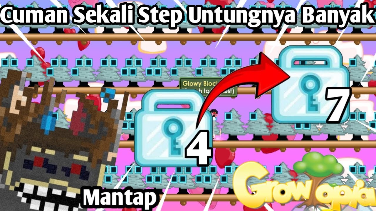 Lazy Profit Dari Massing Glowy Block Untungnya Besar | Growtopia ...