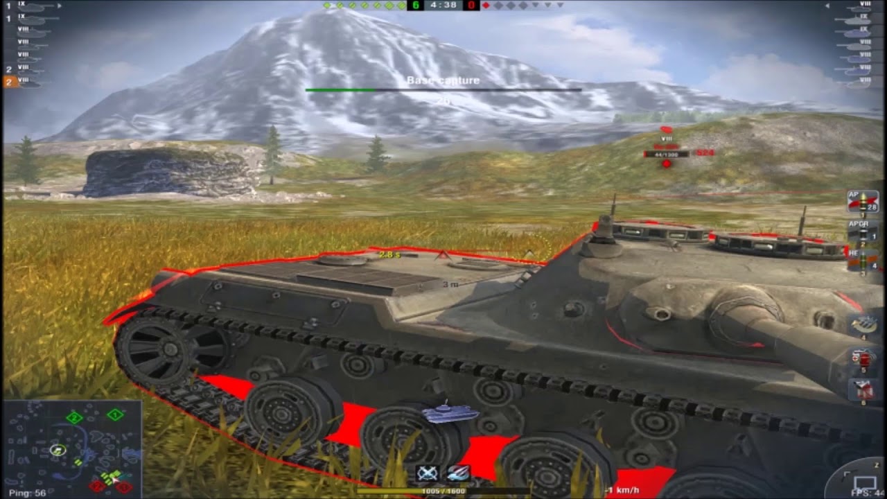 Wot Blitz Tiger II 2161 dmg game - YouTube