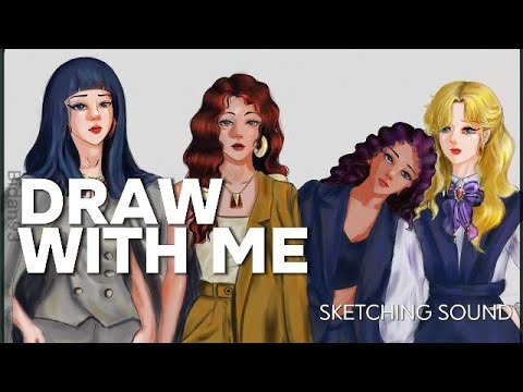 Sketching ASMR | draw with me - YouTube