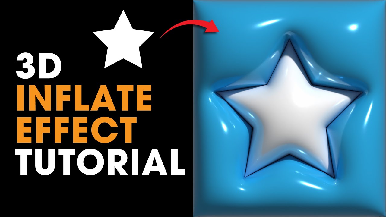 3d Inflate Text Effect In Illustrator Under 2 Minutes Youtube