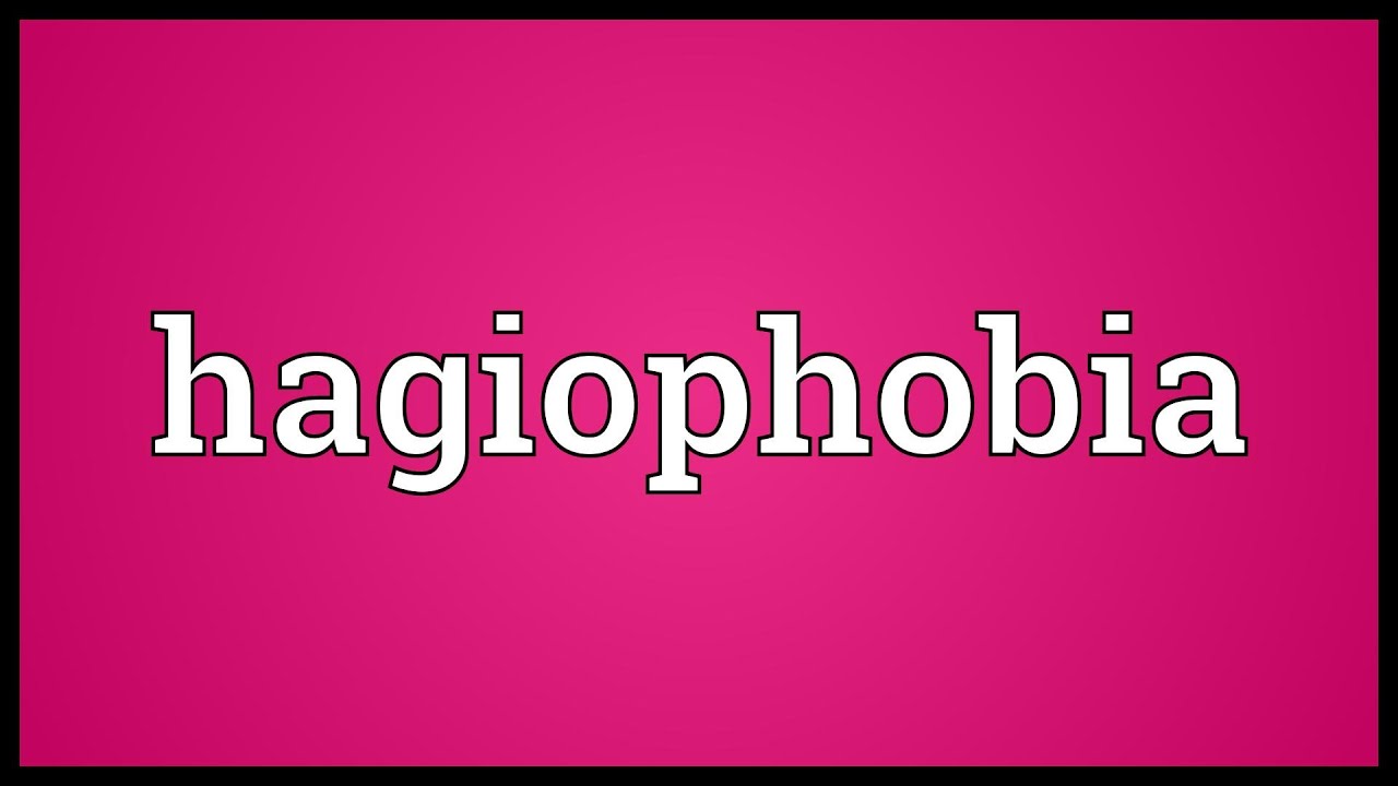 Hagiophobia Meaning - YouTube