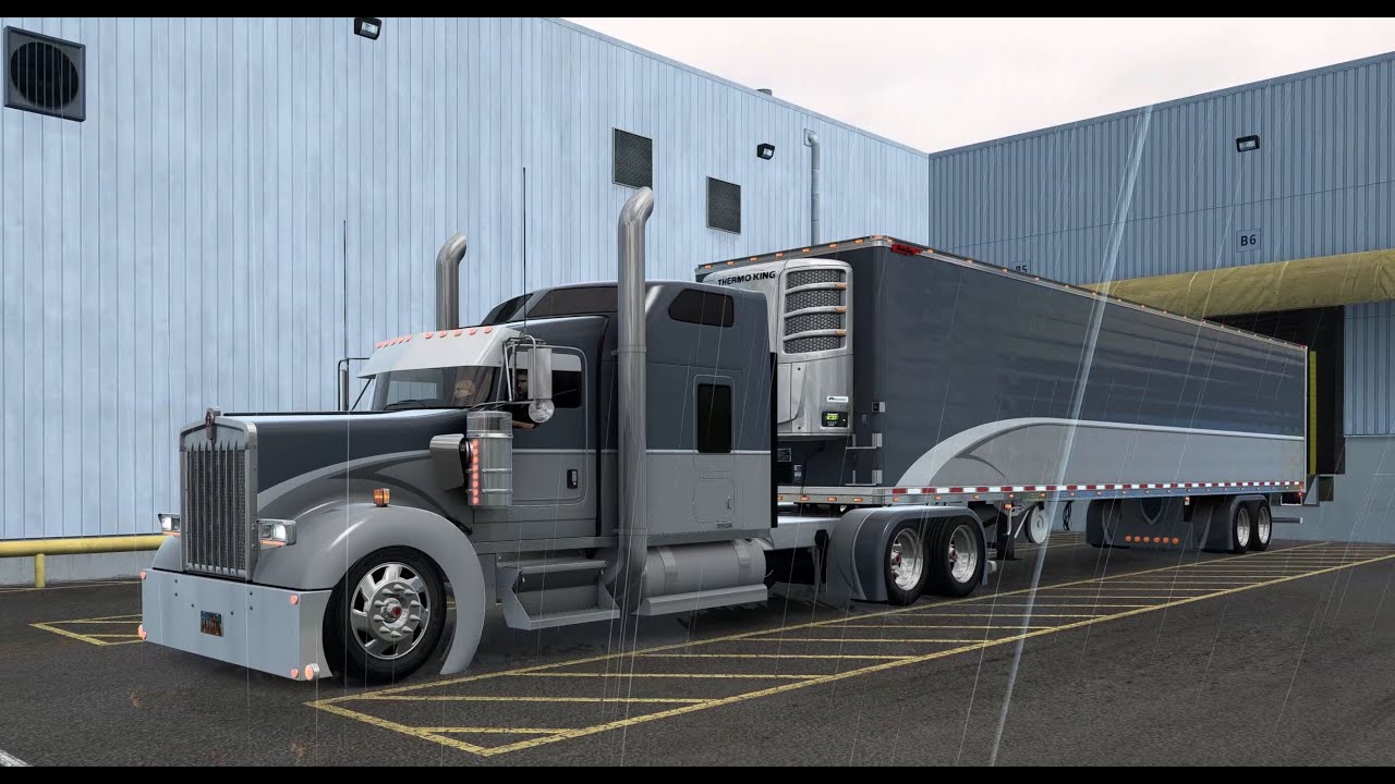 American Truck Simulator Jon Ruda KW, Jon Ruda Reefer, Paint by Mr ...