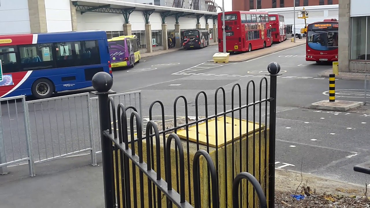 Buses at gateshead Interchange part 3 - YouTube