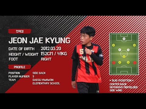 전재경 JEON JAE KYUNG 2024 시즌 하이라이트 - DAEGU HWAWON 사이드백 SIDE BACK - YouTube