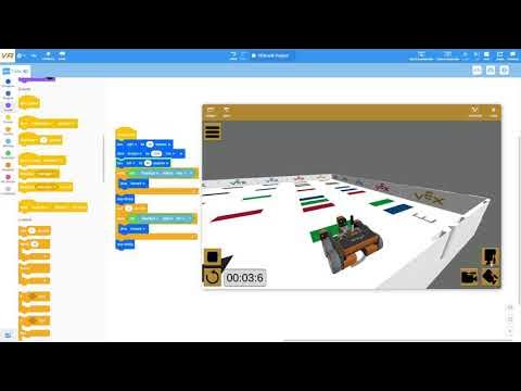 VEX VR - Line detector - YouTube