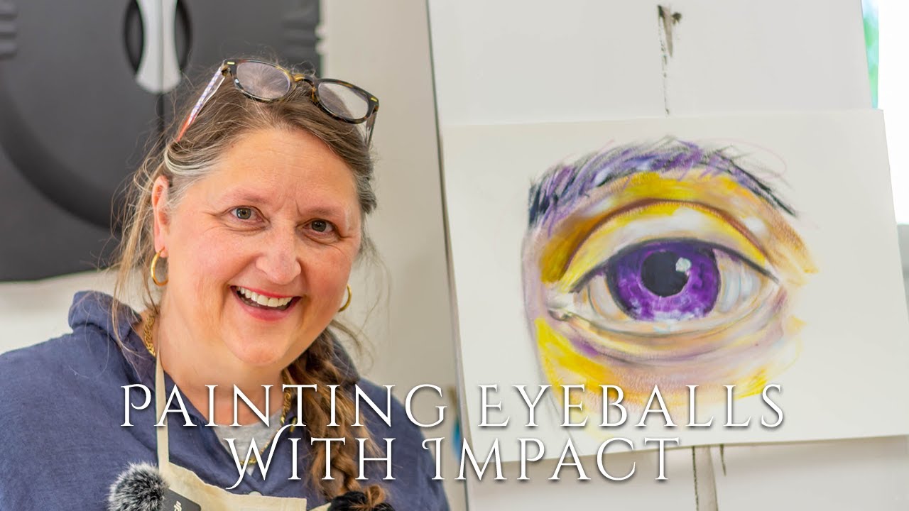 How To Paint An Impactful, Impressionistic Eyeball - YouTube