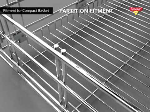 Vinay wire product Compact Baskets - YouTube