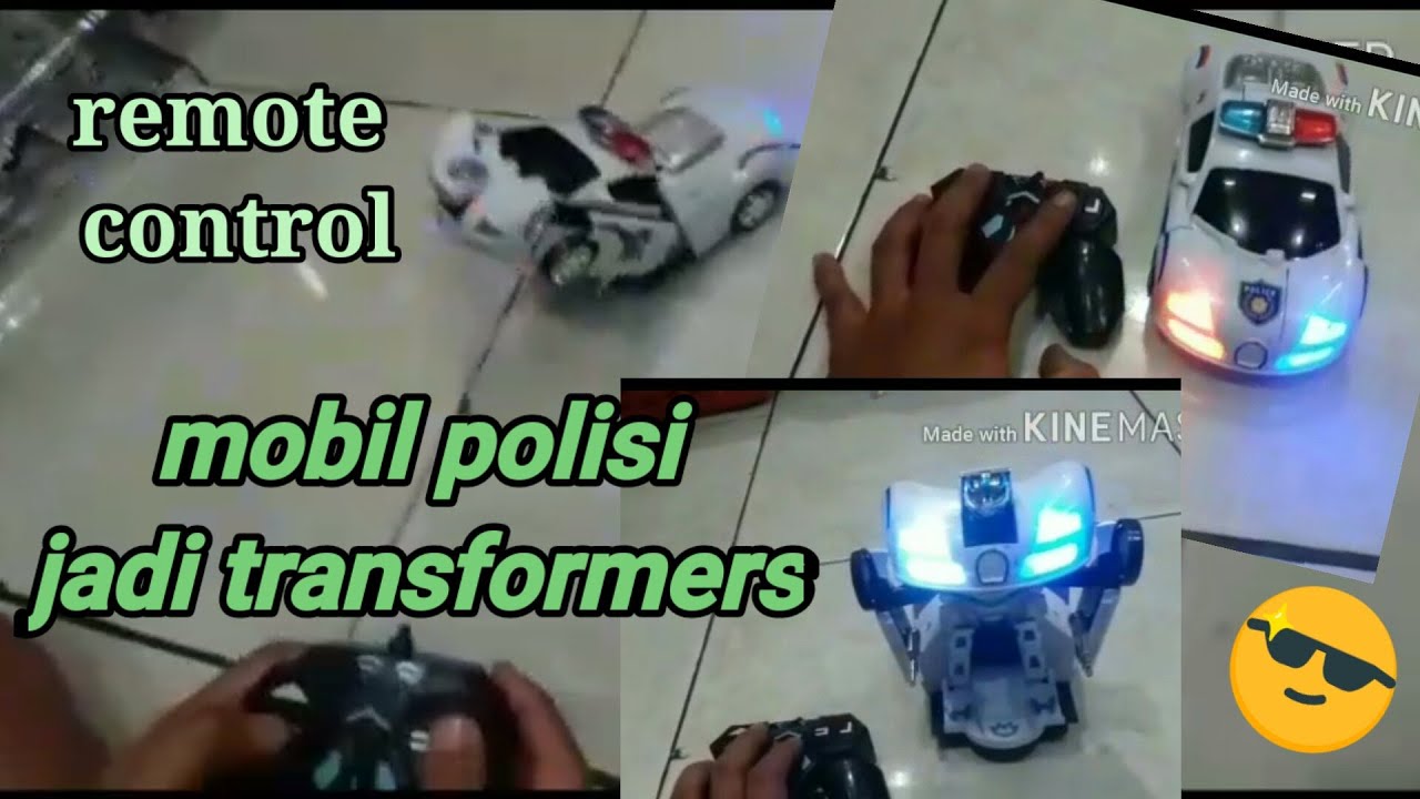 mobil transformers remote control. remote control mobil polisi bisa ...