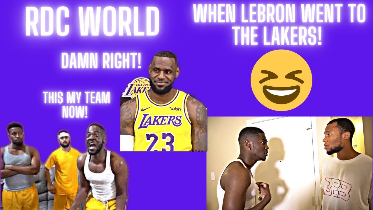 Reacting To RDC World As Lebron When He Signs With The Lakers‼️‼️‼️‼️ ...