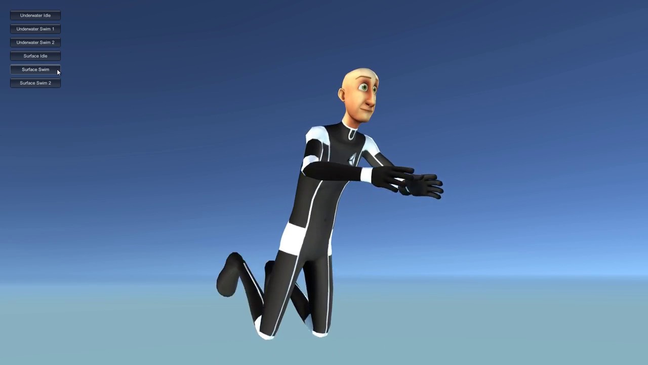 Swimming Animation set for Unity - YouTube
