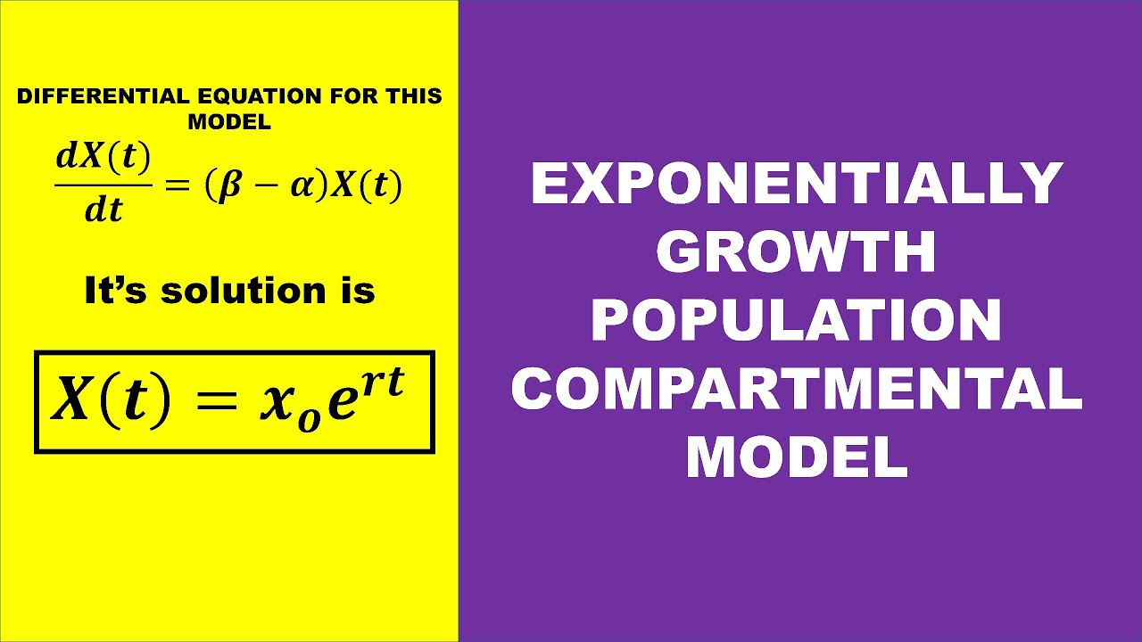 Exponentially Growth Population Model|Differential Equation|Bsc 2nd ...