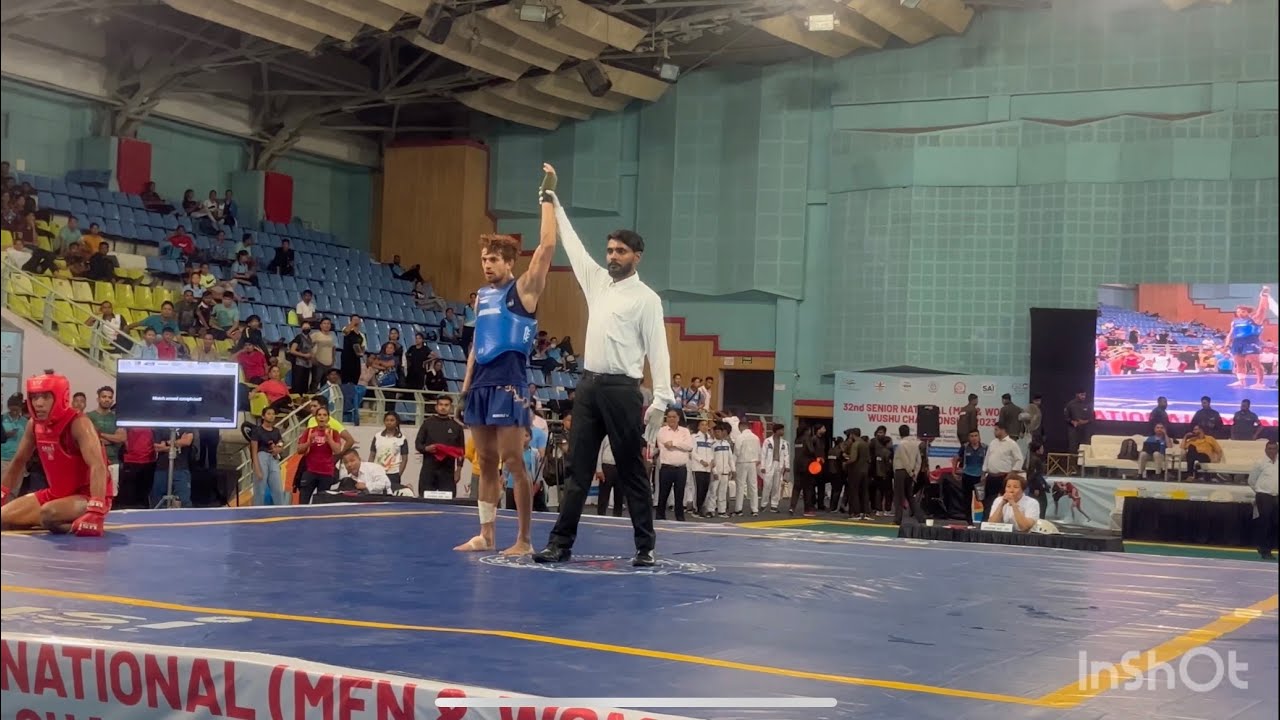 32nd senior national wushu championship FINAL FIGHT THANGJAM NAOCHA ...