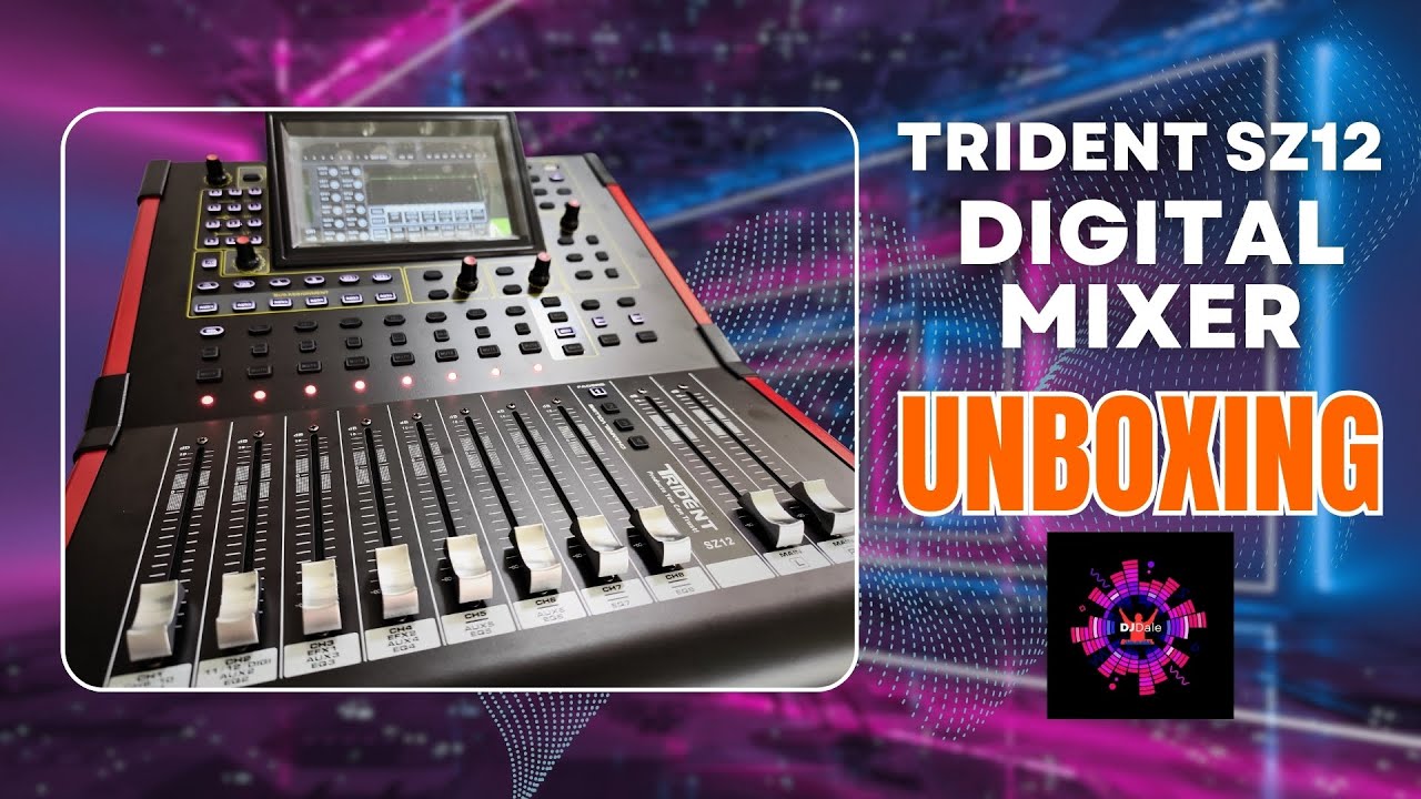 Trident SZ12 Digital Mixer UNBOXING - YouTube