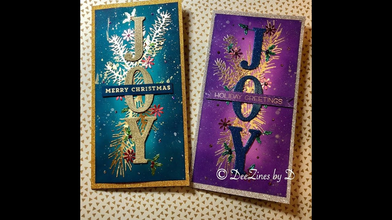 Die Mimicking: Spellbinders Joy Die (Inside & Out) - YouTube