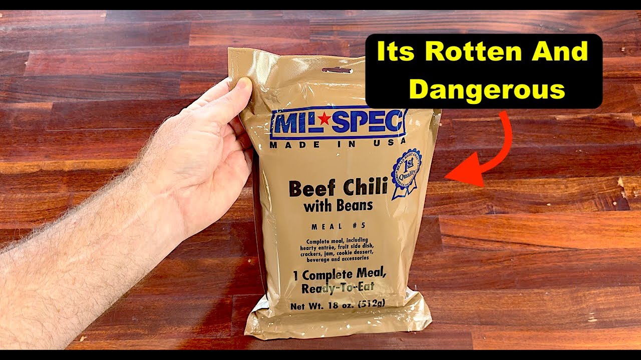 The Worst MRE Chili You have Ever Seen ...2012 Mil*Spec Ration - YouTube