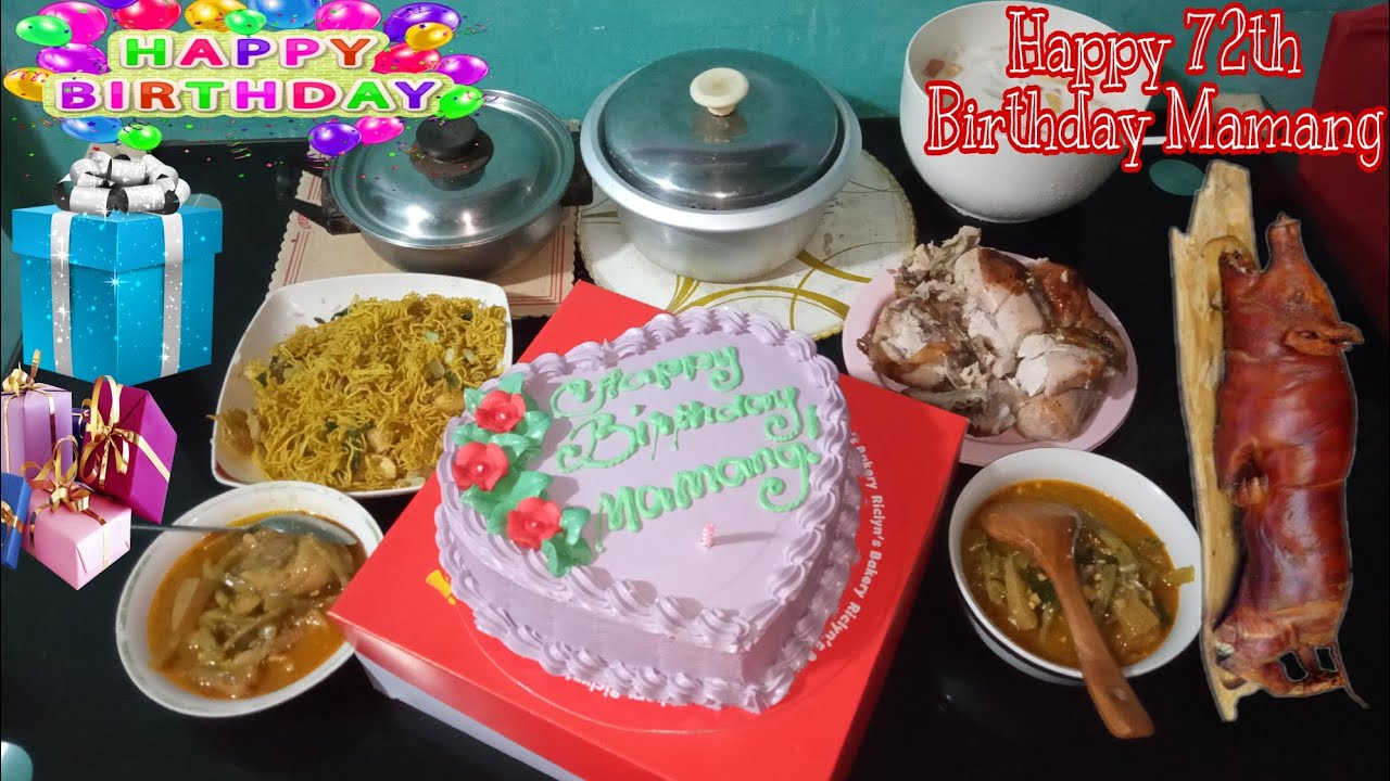 72th simple birthday celebration - YouTube