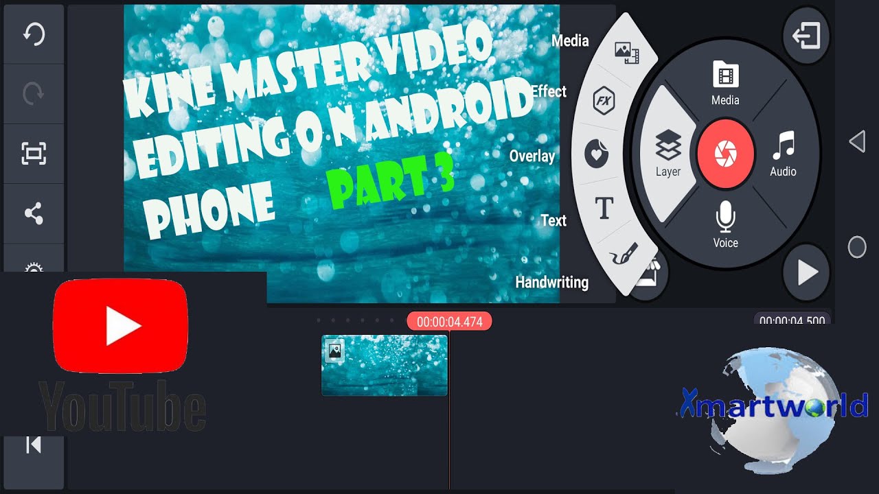 Kinemaster video editing Tutorial part 3 - YouTube