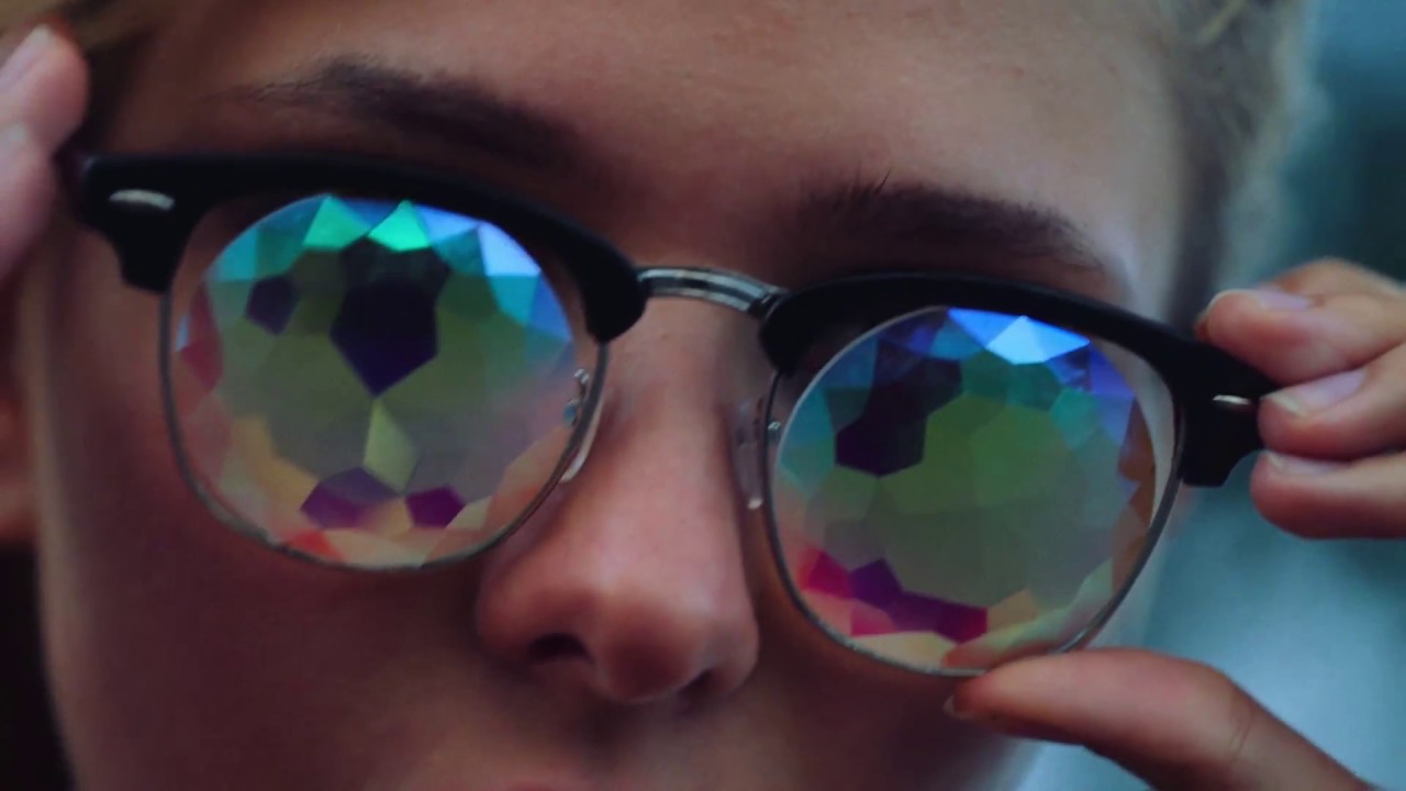 Rave Raptor Kaleidoscope Glasses - YouTube