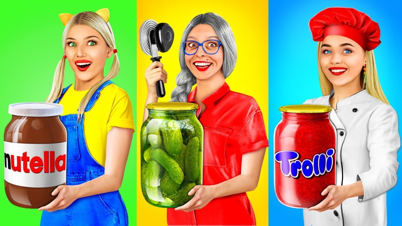 Me vs Grandma Cooking Challenge | Secret Kitchen with Priceless Cooking ...