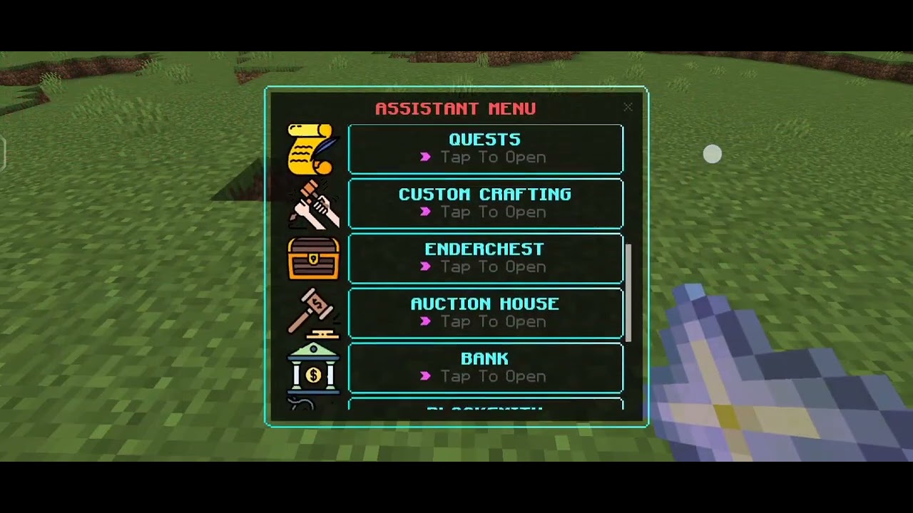 SKYBLOCK MENU PLUGIN FOR POCKET MINE MP5 - YouTube