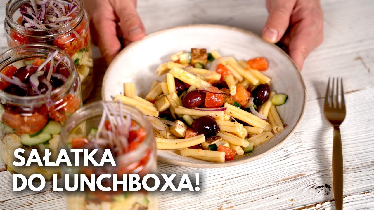 LUNCHBOX - pasta a'la grecka sałatka! Musisz ją zrobić! - YouTube