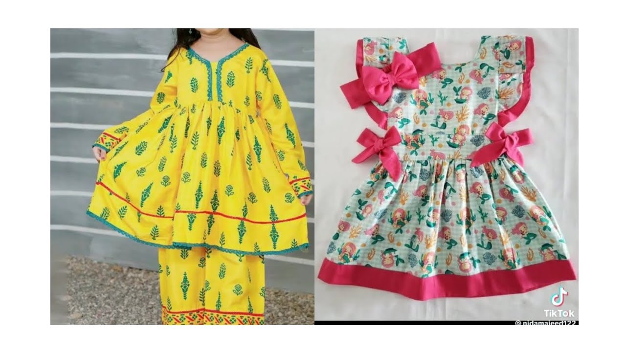 simple & stylish baby dress designs - YouTube
