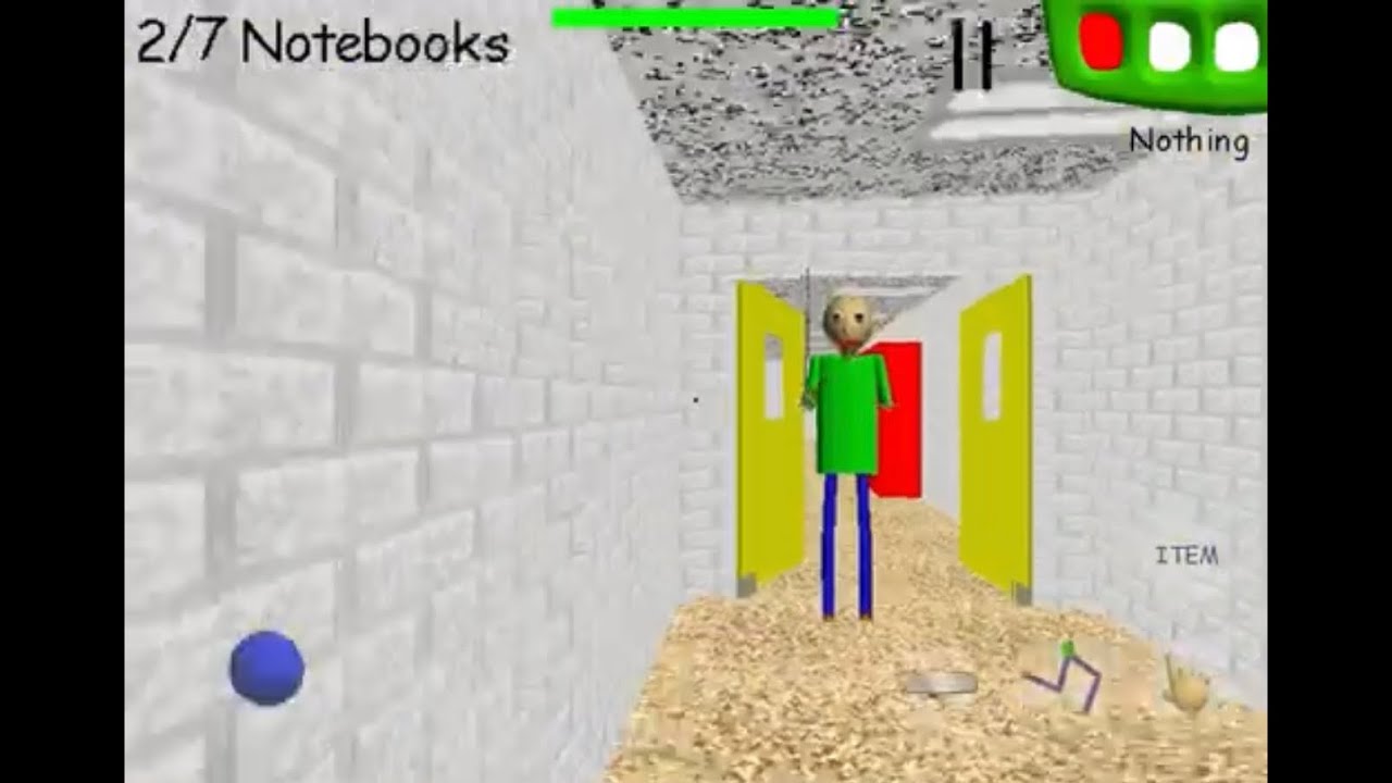 I found this glitch in Baldi’s Basics classic version - YouTube