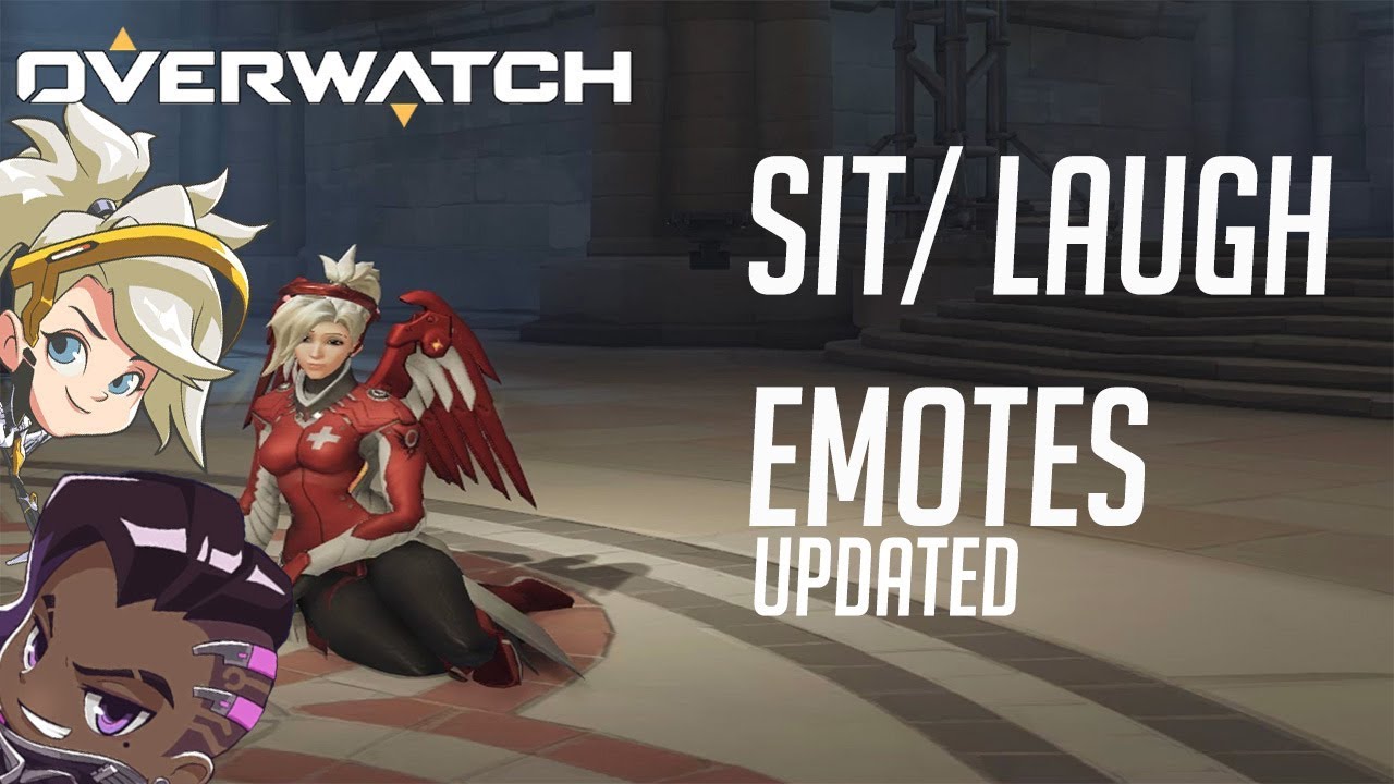 Overwatch | ALL SITTING & LAUGHING EMOTES UPDATED (60 FPS HD) (10/19/17 ...