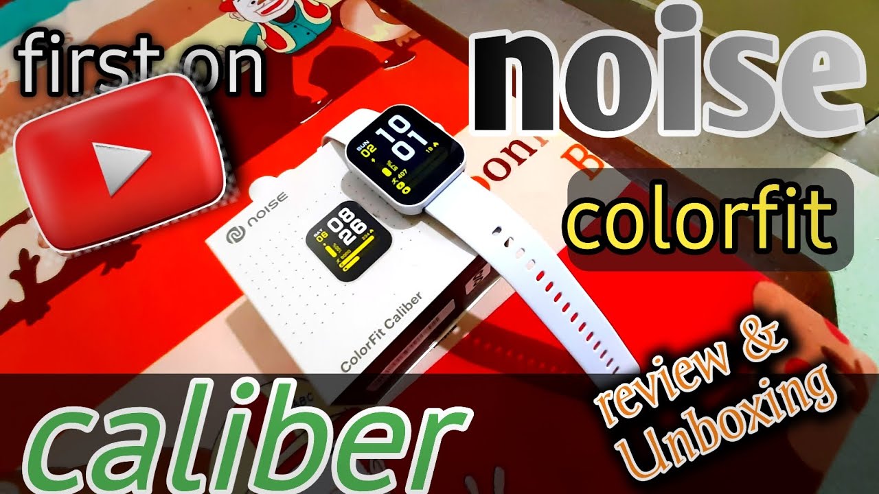 noise colourfit caliber premium smart watch🔥 unboxing । review - YouTube