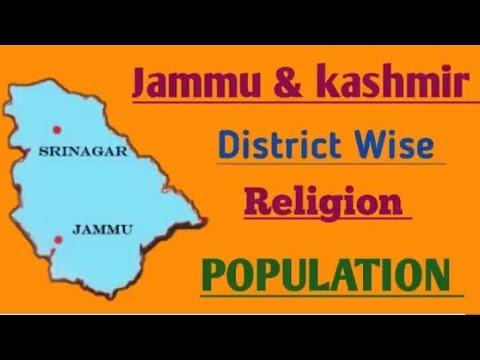 Jammu and Kashmir Population। Major Religion। Census Data ।। District ...