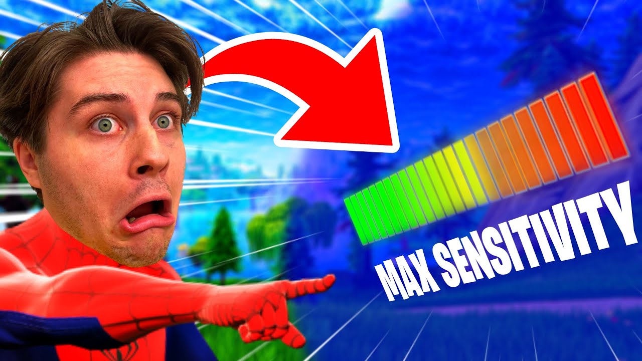MAX Sensitivity Fortnite Challenge! - YouTube