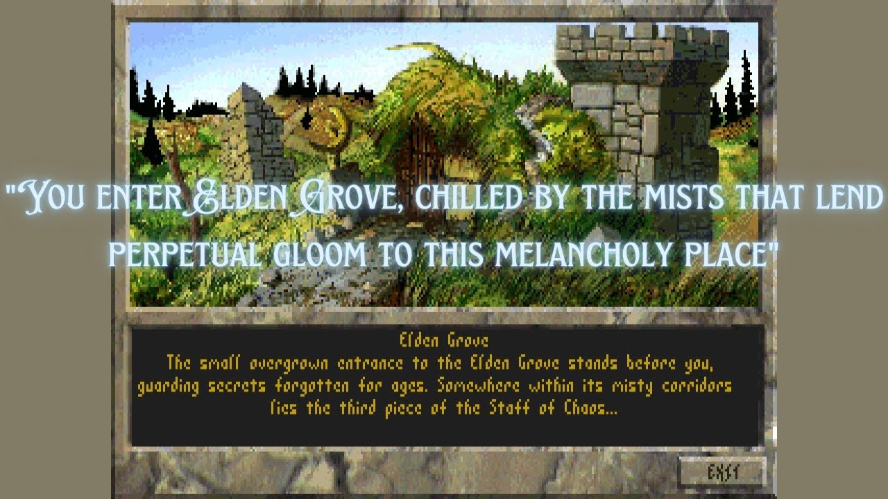 Delving into the Elden Grove like its 1994 Elder Scrolls: Arena | The ...