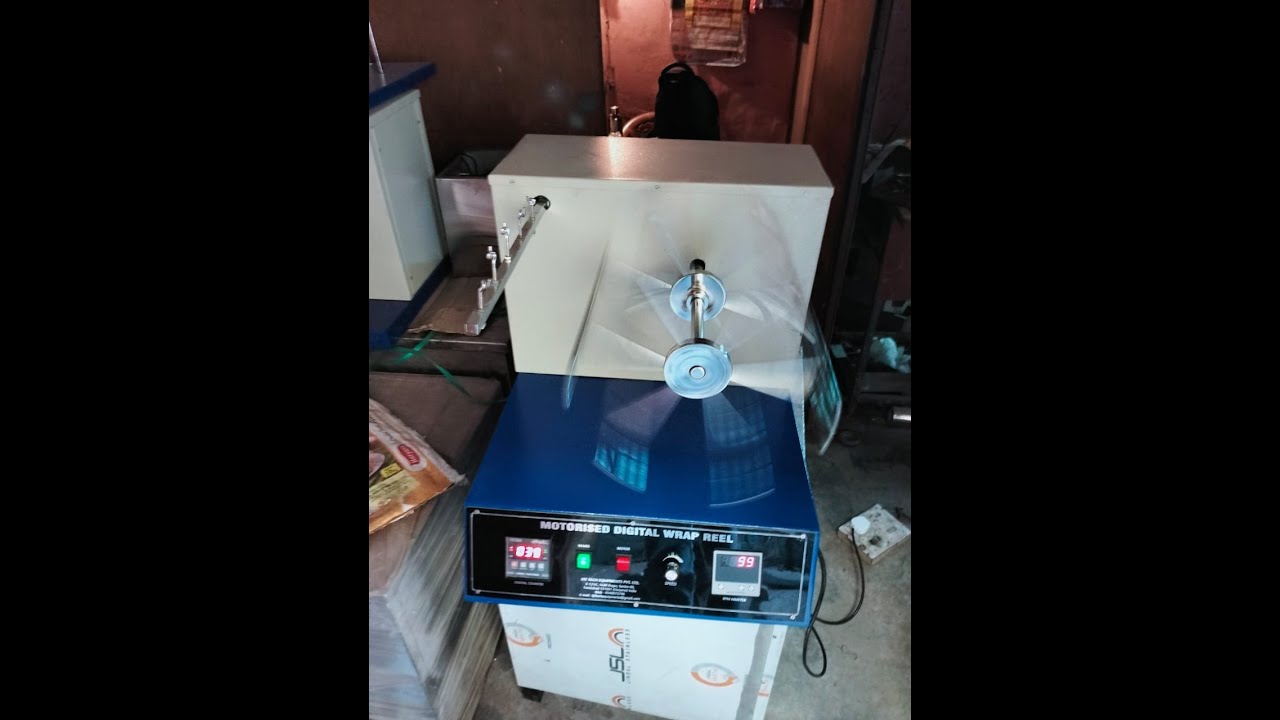 Motorised Wrap Reel for Yarn Testing Equipments at variable RPM - YouTube