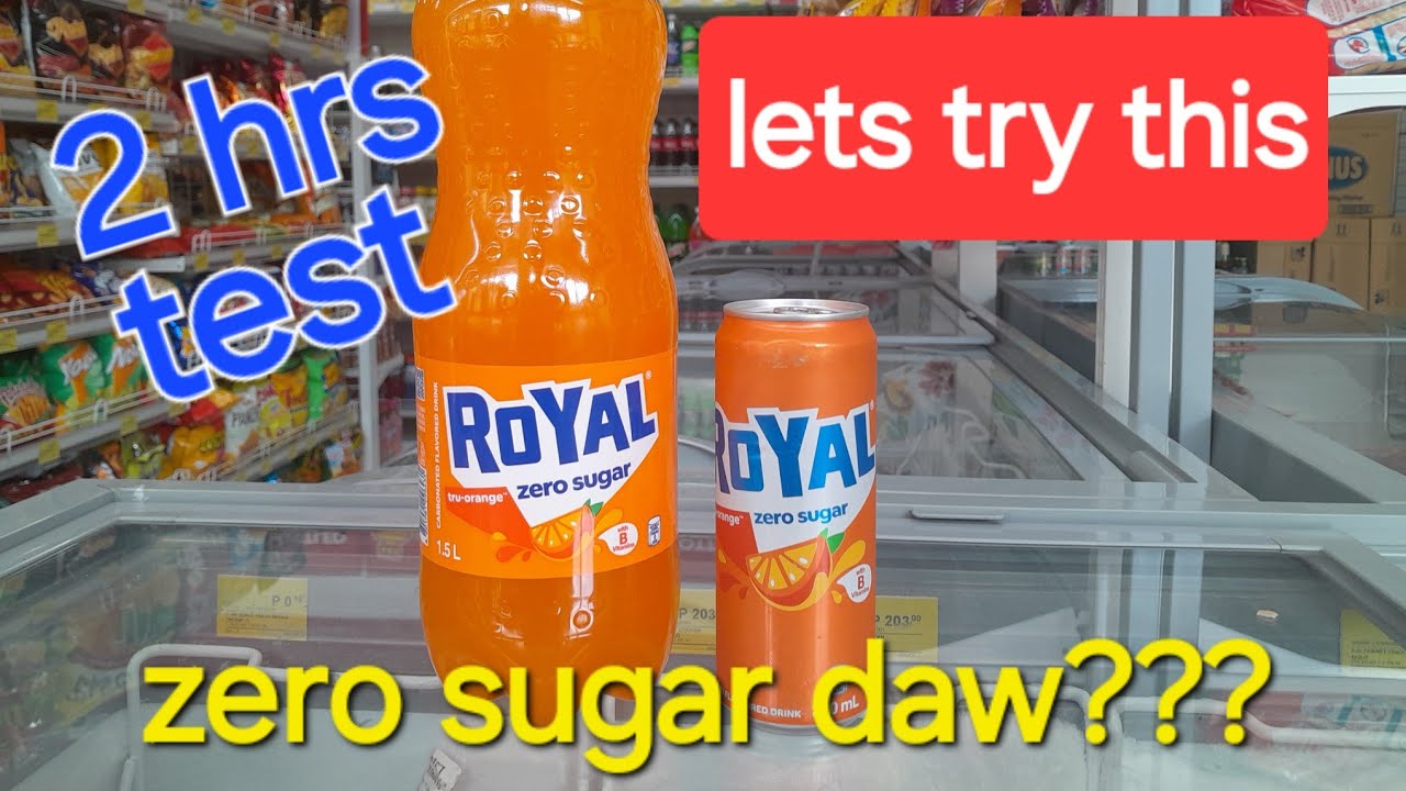 ROYAL zero sugar review for diabetics - YouTube