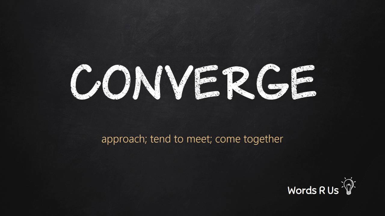 How to Pronounce CONVERGE in American English - YouTube