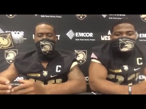 2021 Army Football Media Day: Marquel Broughton, Cedrick Cunningham ...