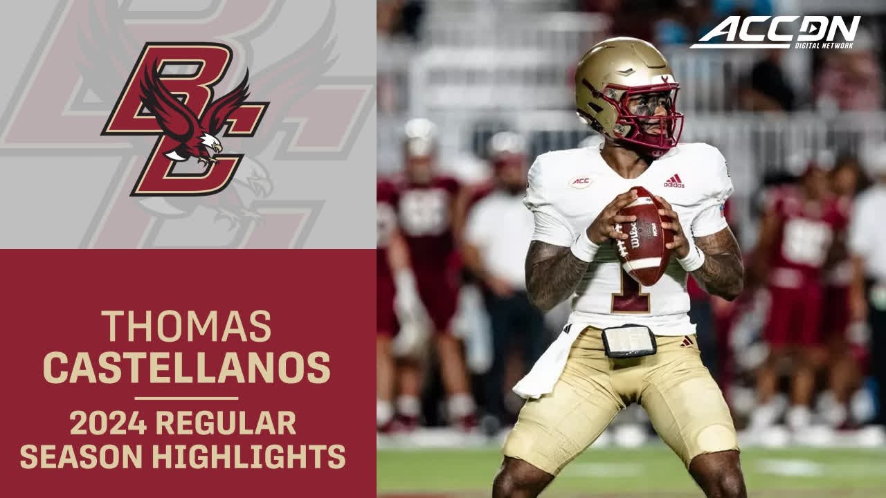 Thomas Castellanos 2024 Regular Season Highlights | Boston College Quarterback - YouTube