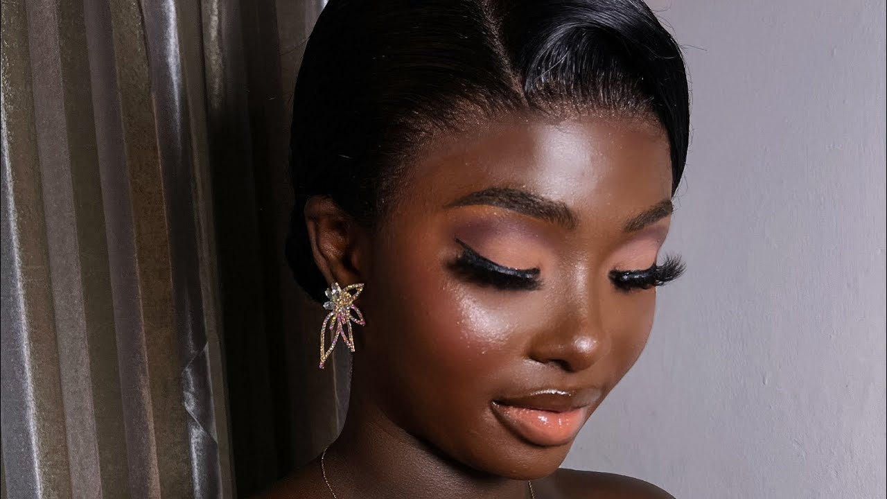 How to Achieve this Flawless Makeup Look on Dark Skin - YouTube