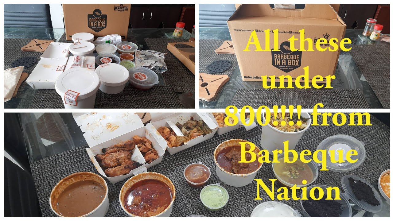 #BBQ Barbeque in a box/unbox and #Review | கிரில் சிக்கன்/பிரான் - YouTube