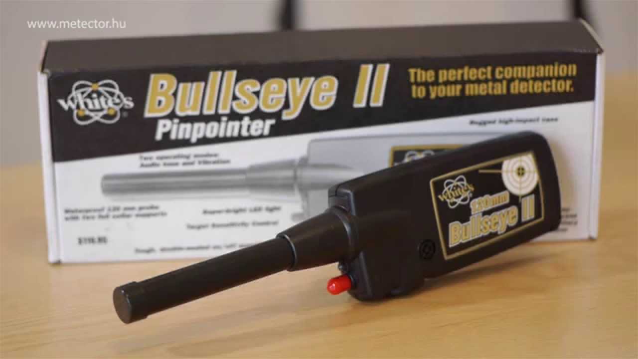White's Bullseye II kézi Pinpointer fémkereső - Metector Kft. - YouTube