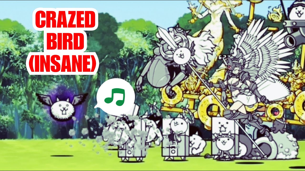 The Battle Cats (Blind) - Crazed Bird Stage (INSANE) - YouTube