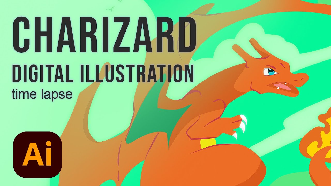 🔥 Epic Charizard Art Timelapse | Speed Drawing - YouTube