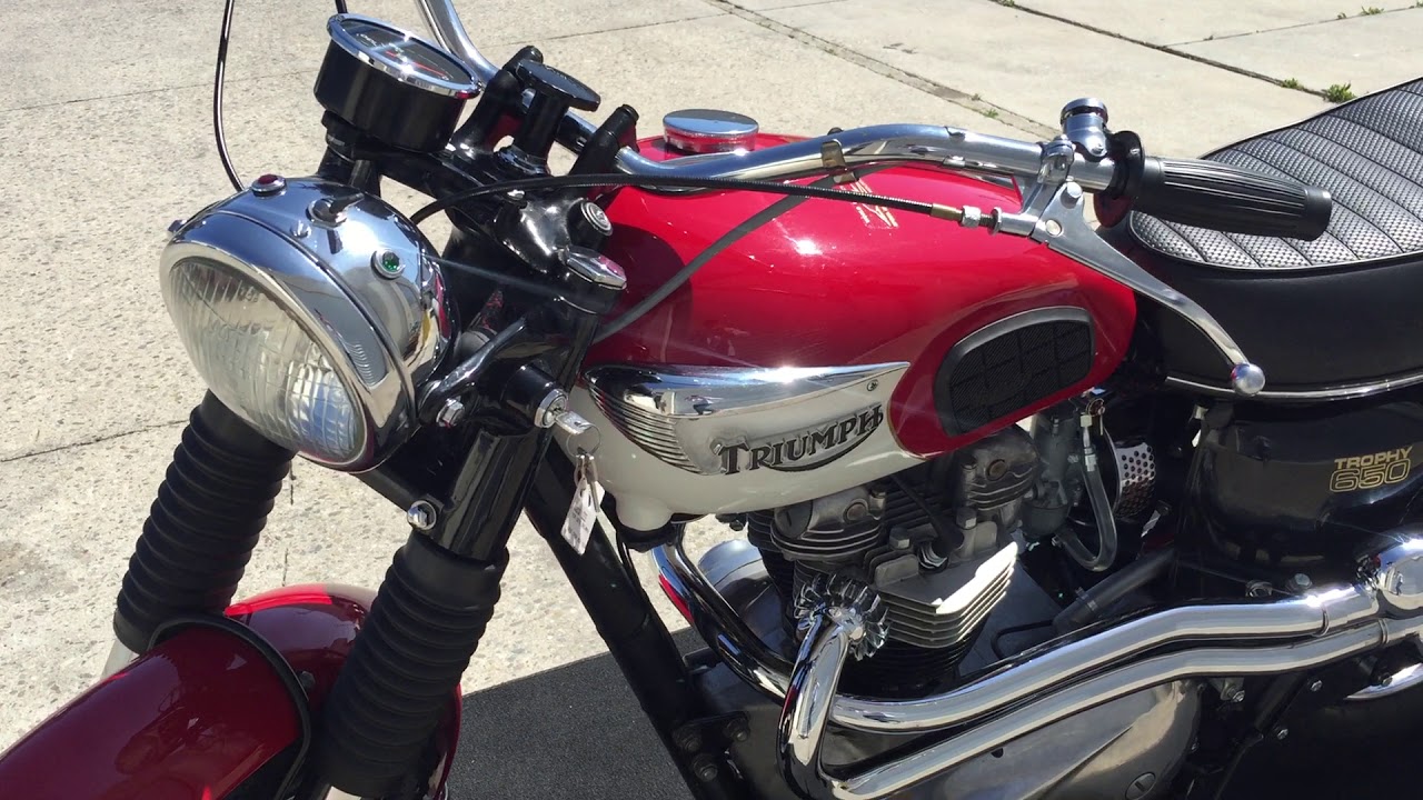 1970 Triumph TR6R - YouTube