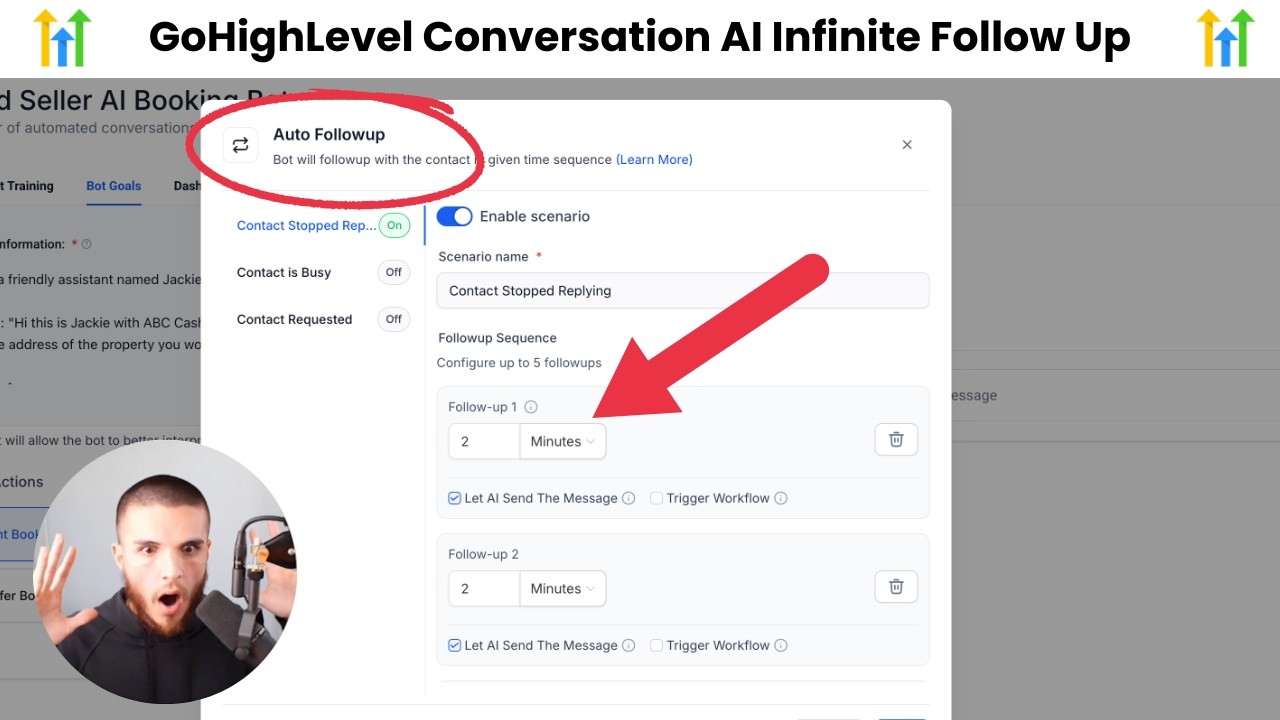 BRAND NEW: GoHighLevel Conversation AI Infinite Follow Up - YouTube