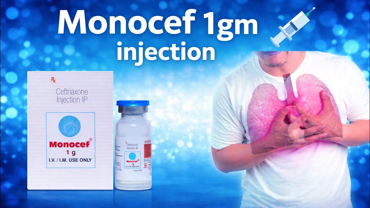 Monocef 1 gm injection use | ceftriaxone 1gm injection | monocef 1 gm ...