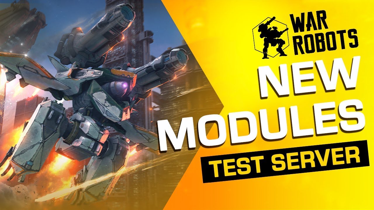 WAR ROBOTS TEST 5.7.0 IMPROVED TITAN MODULES. FASTER MACHINE GUNS(I ...