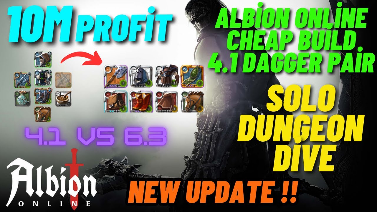 Albion Online Cheap Build | DaggerPair Build 4.1 | Open World PvP-PvE ...