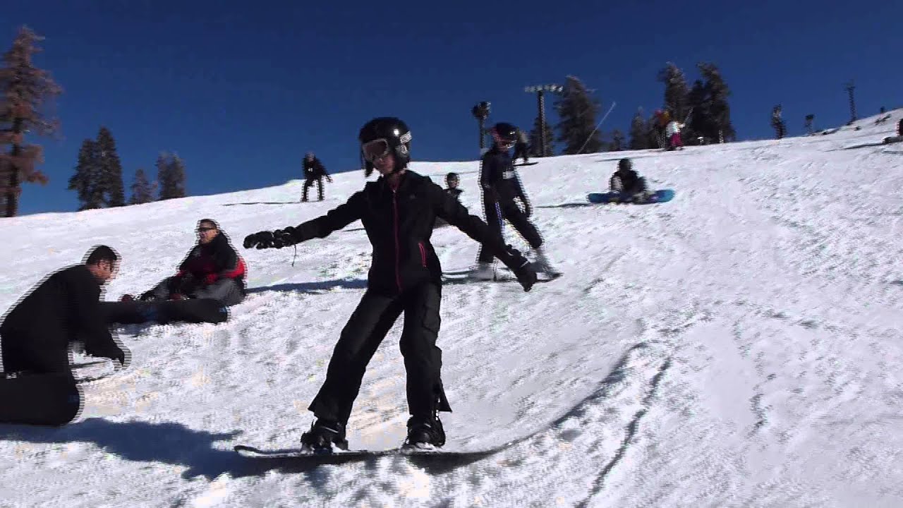 Rachel First Snowboarding at Boreal 11 25 2011 - YouTube