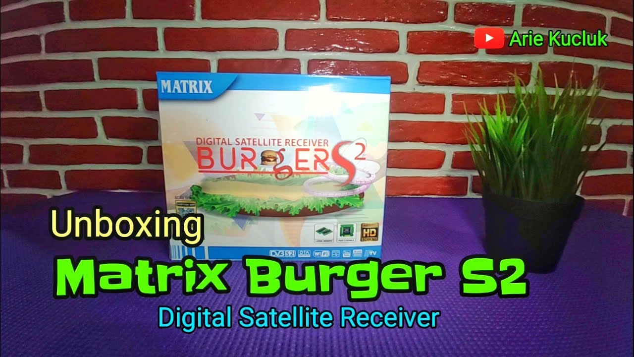 Matrix Burger S2 Digital Satellite Receiver. Unboxing. - YouTube