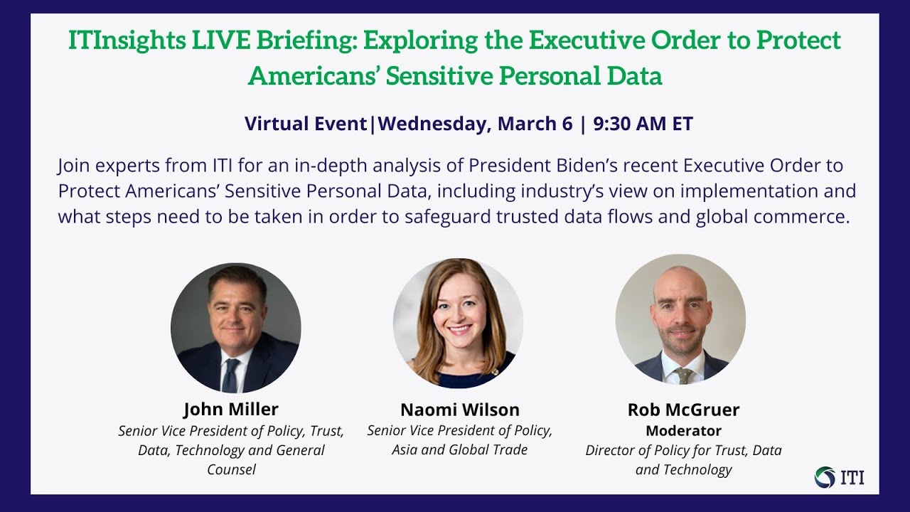 ITInsights LIVE on the Executive Order to Protect Americans’ Sensitive ...